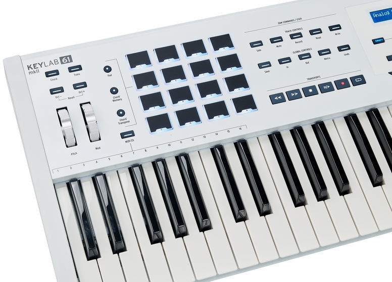 Arturia KeyLab 61 Mk2 White - Claviatură MIDI - SoundCreation