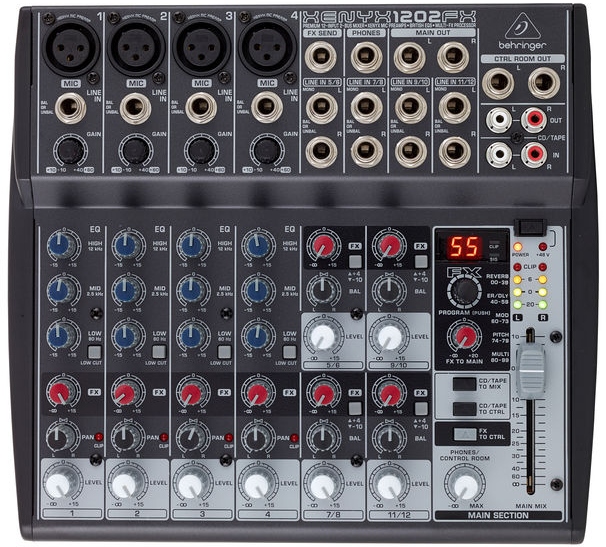Behringer Xenyx 1202FX - Mixer audio cu efecte - SoundCreation