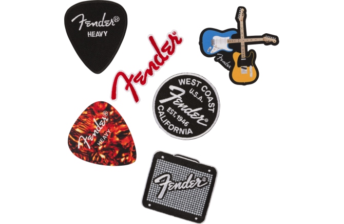 Fender West Coast Logo Enamel Patch - Patch - SoundCreation