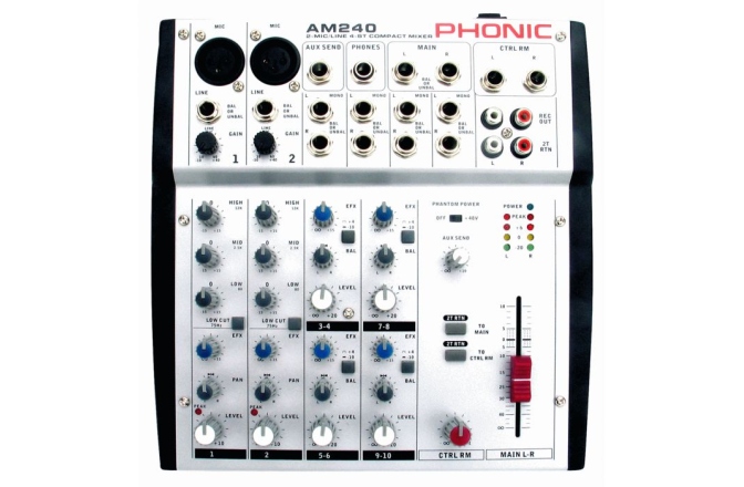 Phonic AM 240 - Mixere analogice - SoundCreation