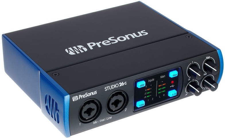 Presonus Studio 26c - Interfață audio 2x4 USB-C - SoundCreation